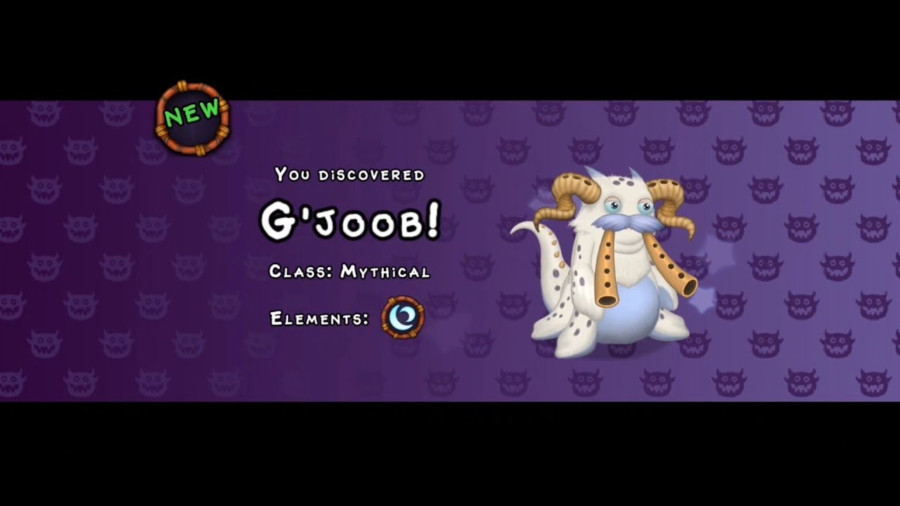 I HATCHED A G'JOOB ON MY SINGING MONSTERS! (MSM Gameplay) - YouTube