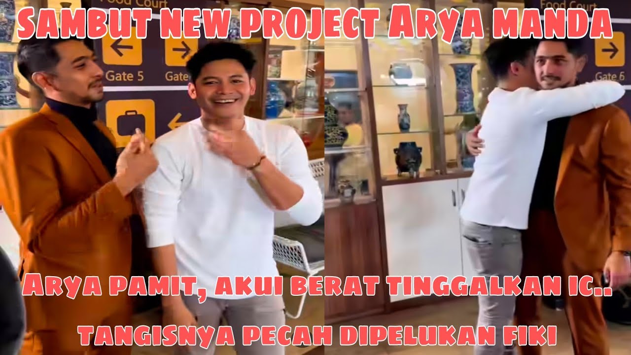 Sambut new project Arya manda,, Arya pamit.. Tangisnya pecah dipelukan ...