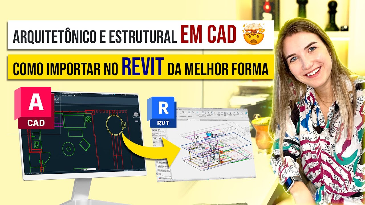 Como importar arquivo Dwg do Autocad para o Revit e fazer o Projeto ...