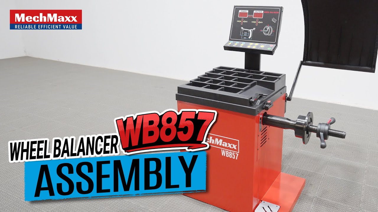 Assembly of MechMaxx 10-24" Rim Wheel Balancer Car Tire Balancing ...
