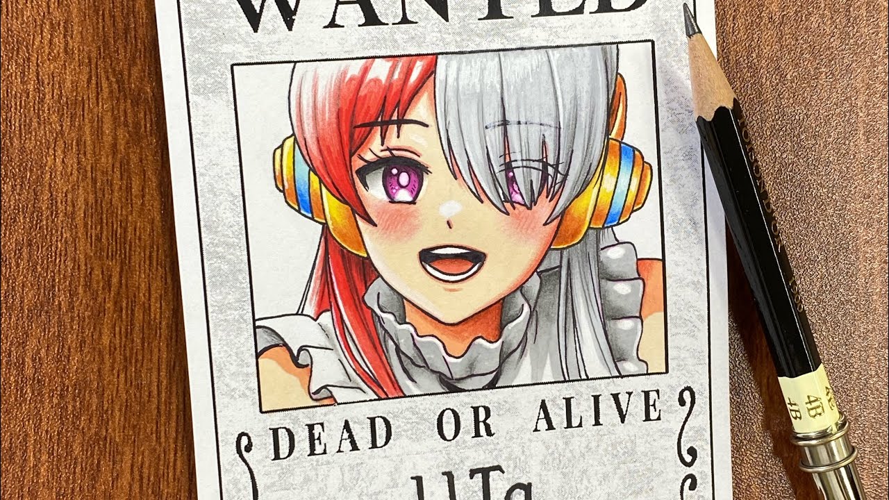 How to draw Uta from One Piece - YouTube