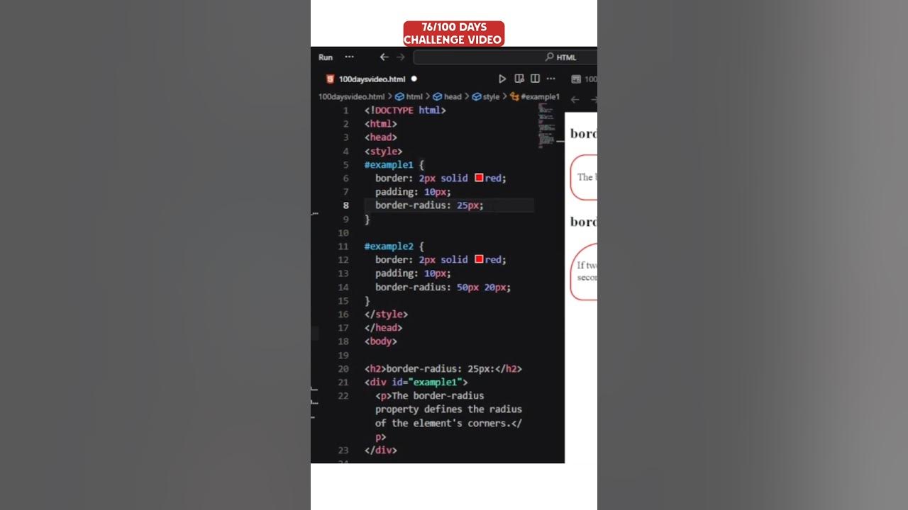 76/100 Tricks : HTML | CSS | Javascript #shorts #ytshorts - YouTube