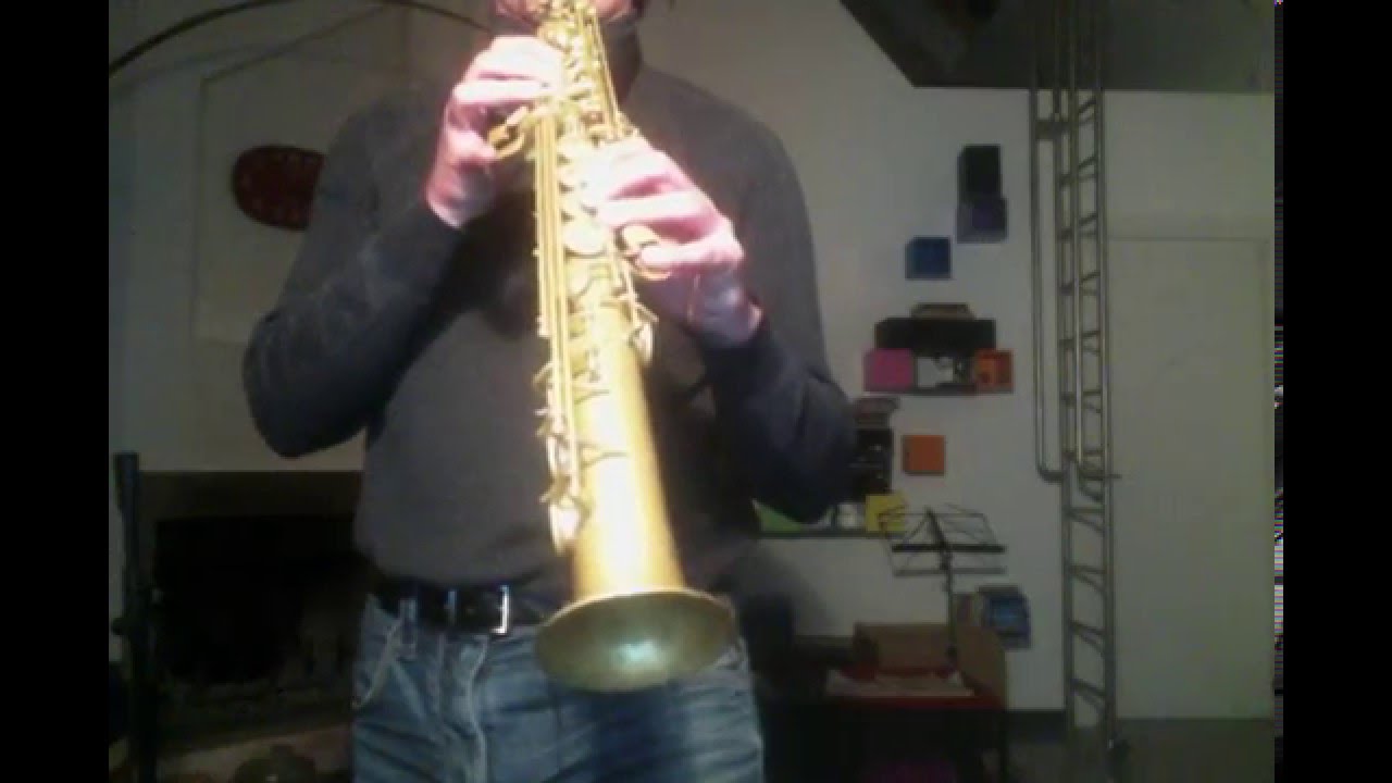 Federico Missio - demonstrates "Sequoia" soprano saxophone Lemon Series ...