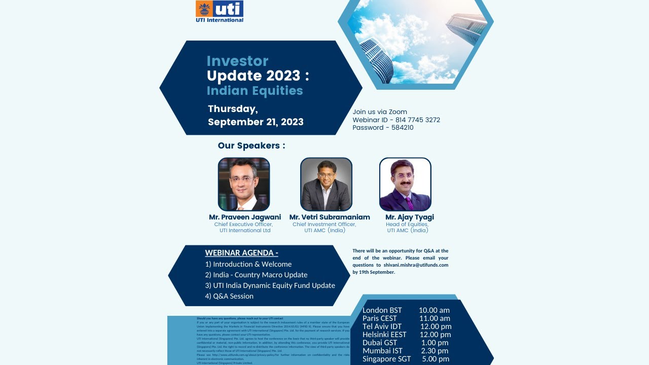 Quarterly Investor Call - Sept 2023 - YouTube