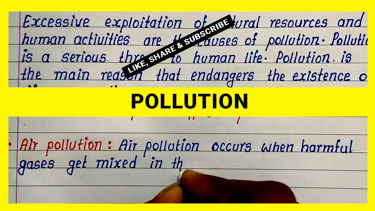 Best Essay on Pollution| Types of Pollution Details | Measure of ...