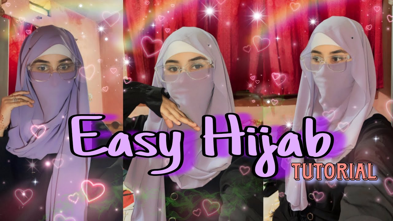 Hijab with glasses | Hijab with specs | Loose hijab style 💜 #hijab # ...