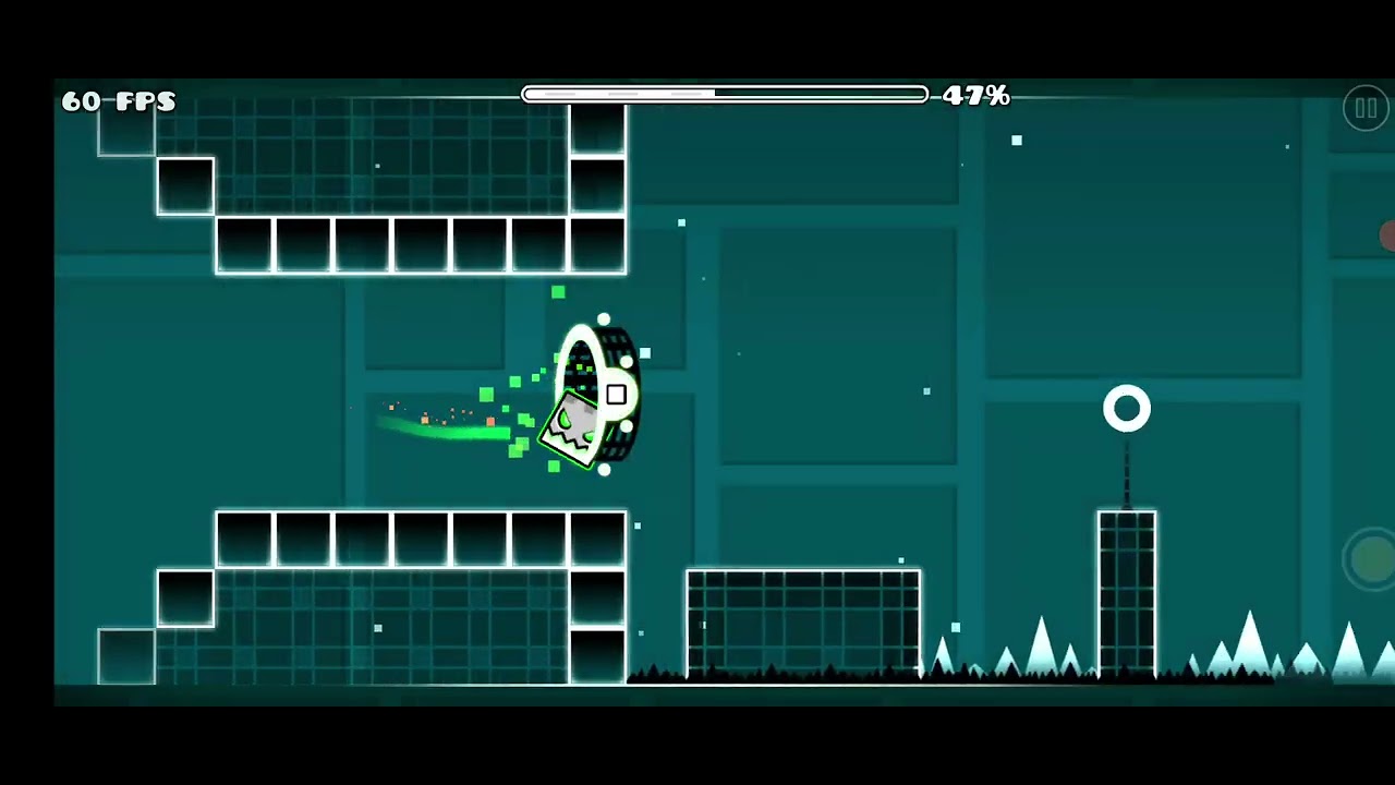 Geometry dash | completing level 3 polargeist - YouTube