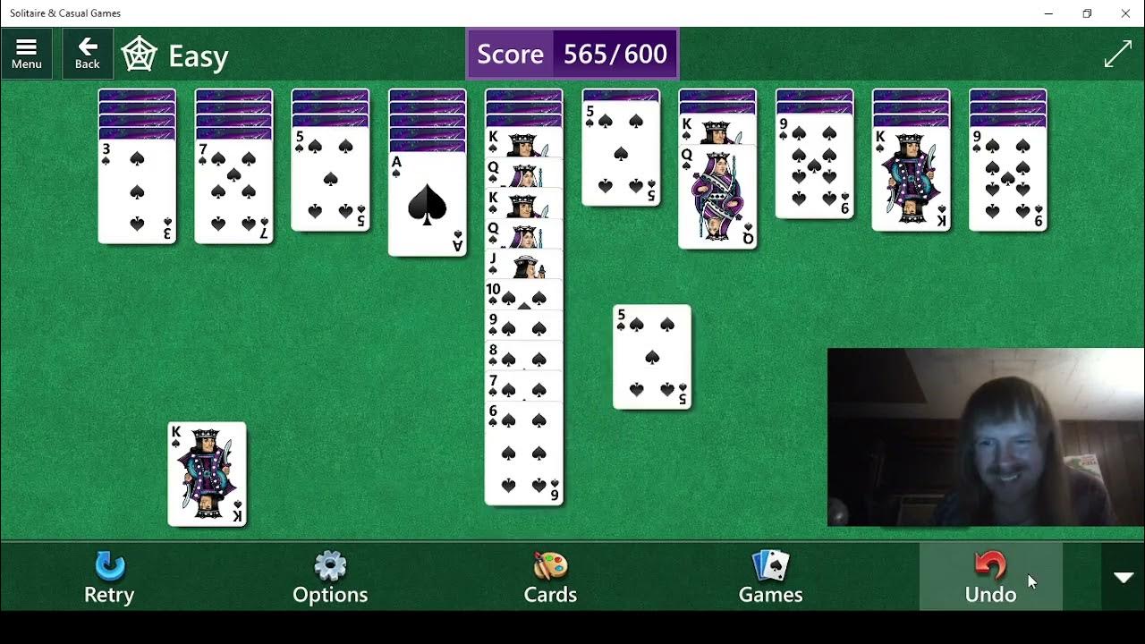 Playing Microsoft Solitaire Collection part 1381!!! - YouTube