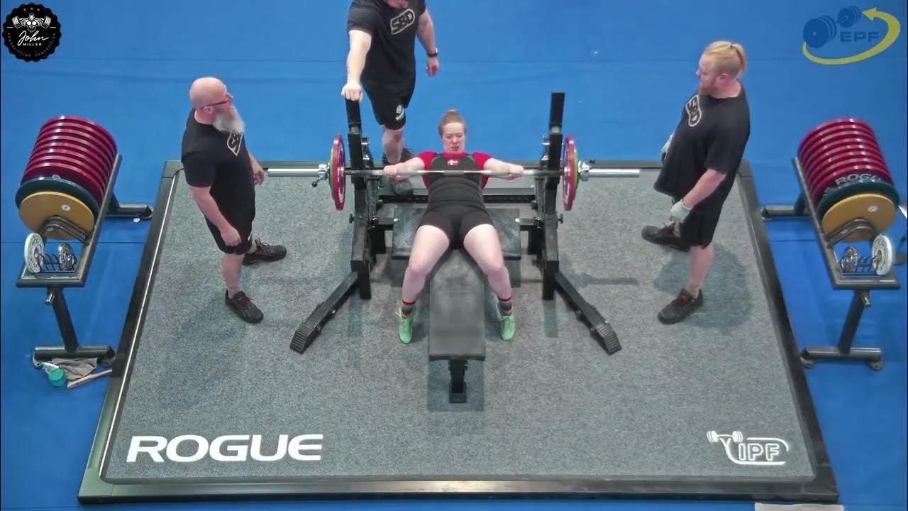 Anna Kronborg Haar - 7th Place 477.5kg Total - 84kg Class 2024 EFP Women's Classic - YouTube