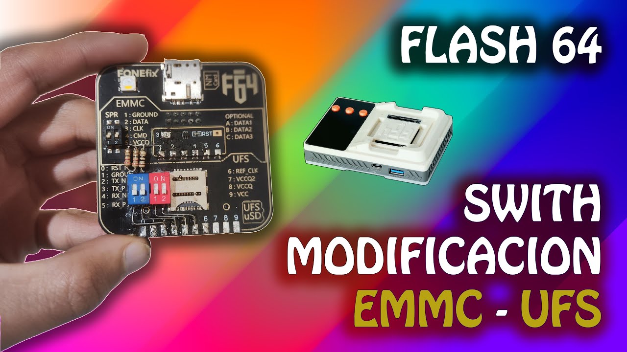 F64 ULTRA MODIFICACION EMMC UFS - YouTube