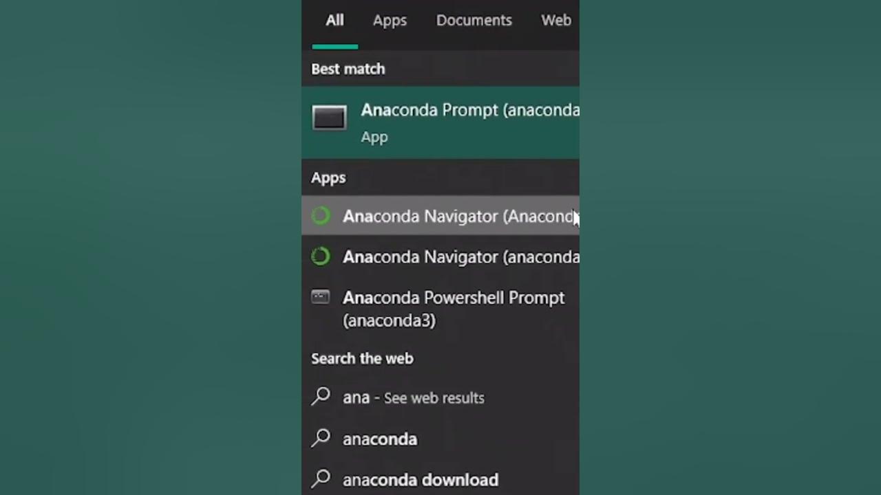 Install Anaconda Python Windows Shorts Youtube