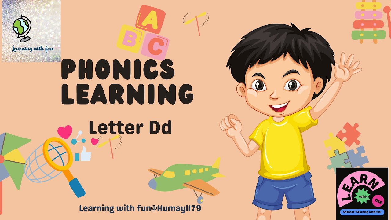 Phonics learning for toddlers..lesson 4...letter D#youtube # ...