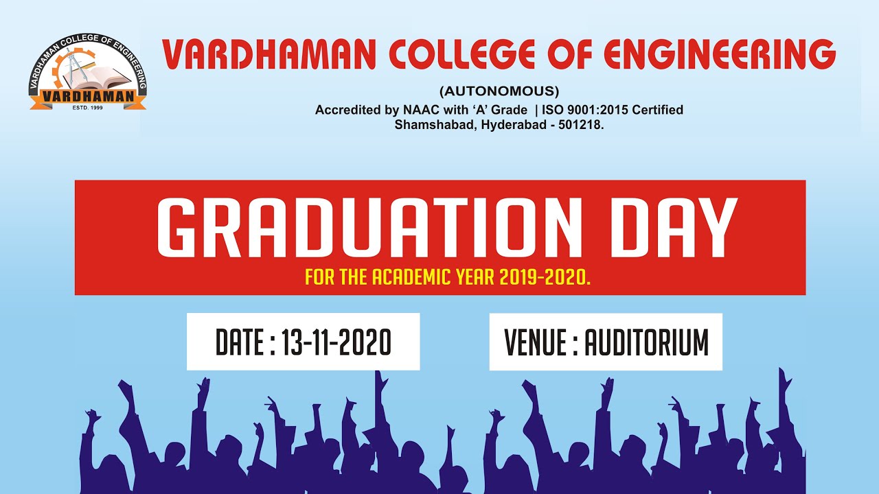 Vardhaman College Graduation Day - 2020 - YouTube