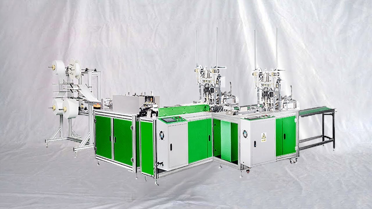 disposable face masks making production machine 1+2 type maker ...