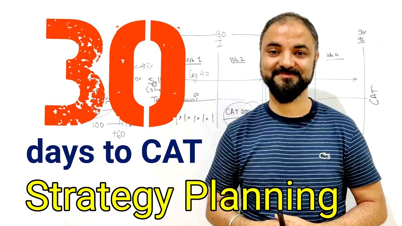 30 days to CAT. Strategy planning and Daily Targets. D31 - YouTube