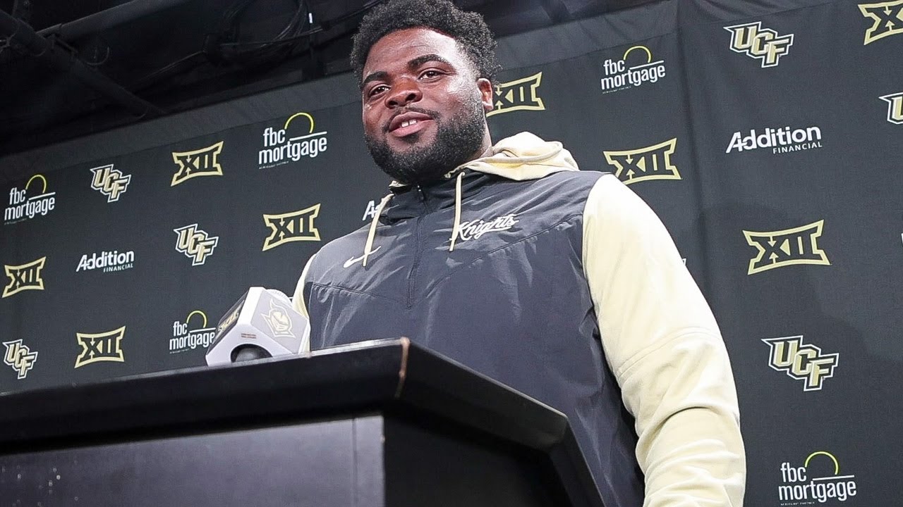 UCF Football: DT Lee Hunter Press Conference - Texas Tech Week ⚔️🏈 ...