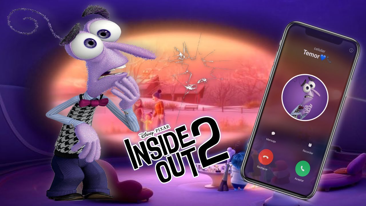 Emocionante Llamada a Temor💜☎️ (Película intensamente 2)#insideout2😥 ...