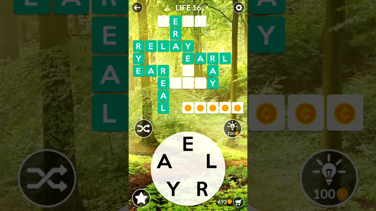 Wordscapes Life 16 | Wordscapes Answers - YouTube