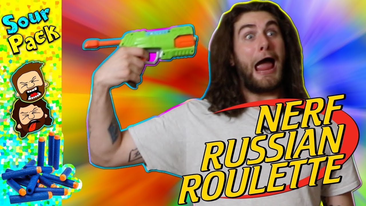 SURVIVING NERF RUSSIAN ROULETTE - YouTube