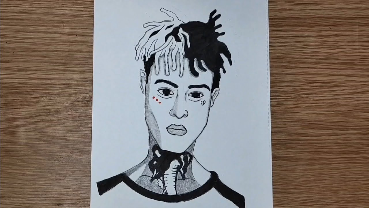 How to draw XXXTENTACION - Drawing Tutorial | - YouTube