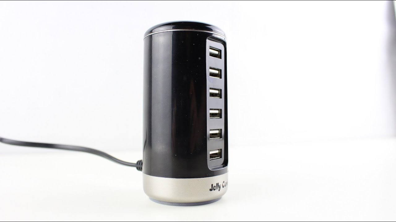 USB Ladegerät im Test: Jelly Comb mit 6 Ports - YouTube