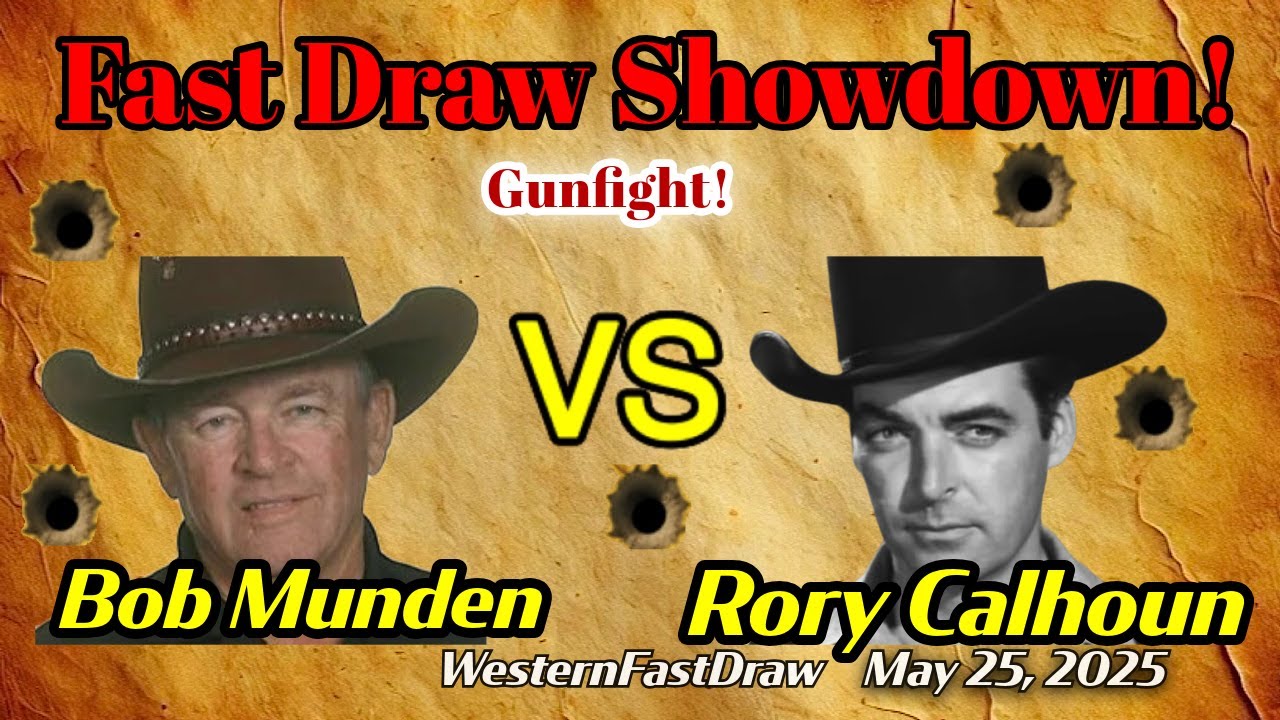Rory Calhoun vs Bob Munden — Hollywood Cowboy vs Real Fast Draw Legend ...