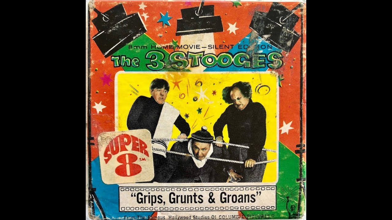 The 3 Stooges: "Grips, Grunts and Groans" 1937 b/w Super 8 - YouTube
