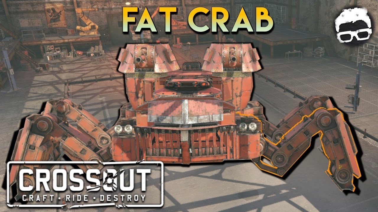 Crossout -- Dual Fat Man Spider Crab - YouTube