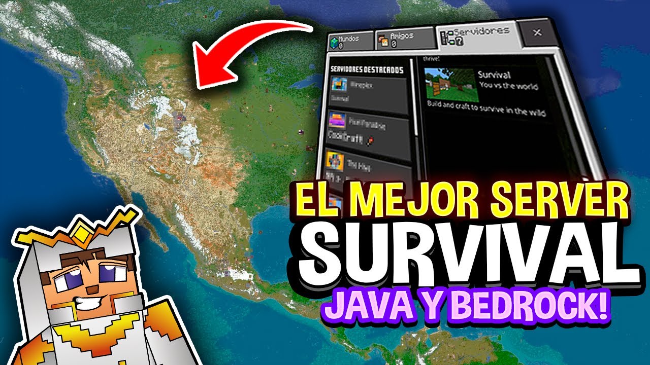 EL MEJOR SURVIVAL de Minecraft de la TIERRA a ESCALA REAL 1.20.71 🌎 ...