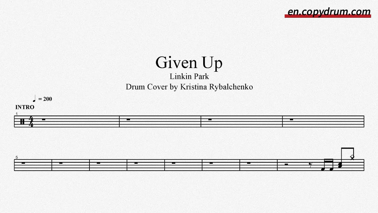 Linkin Park - Given Up - Drum Cover by Kristina Rybalchenko | Drum ...