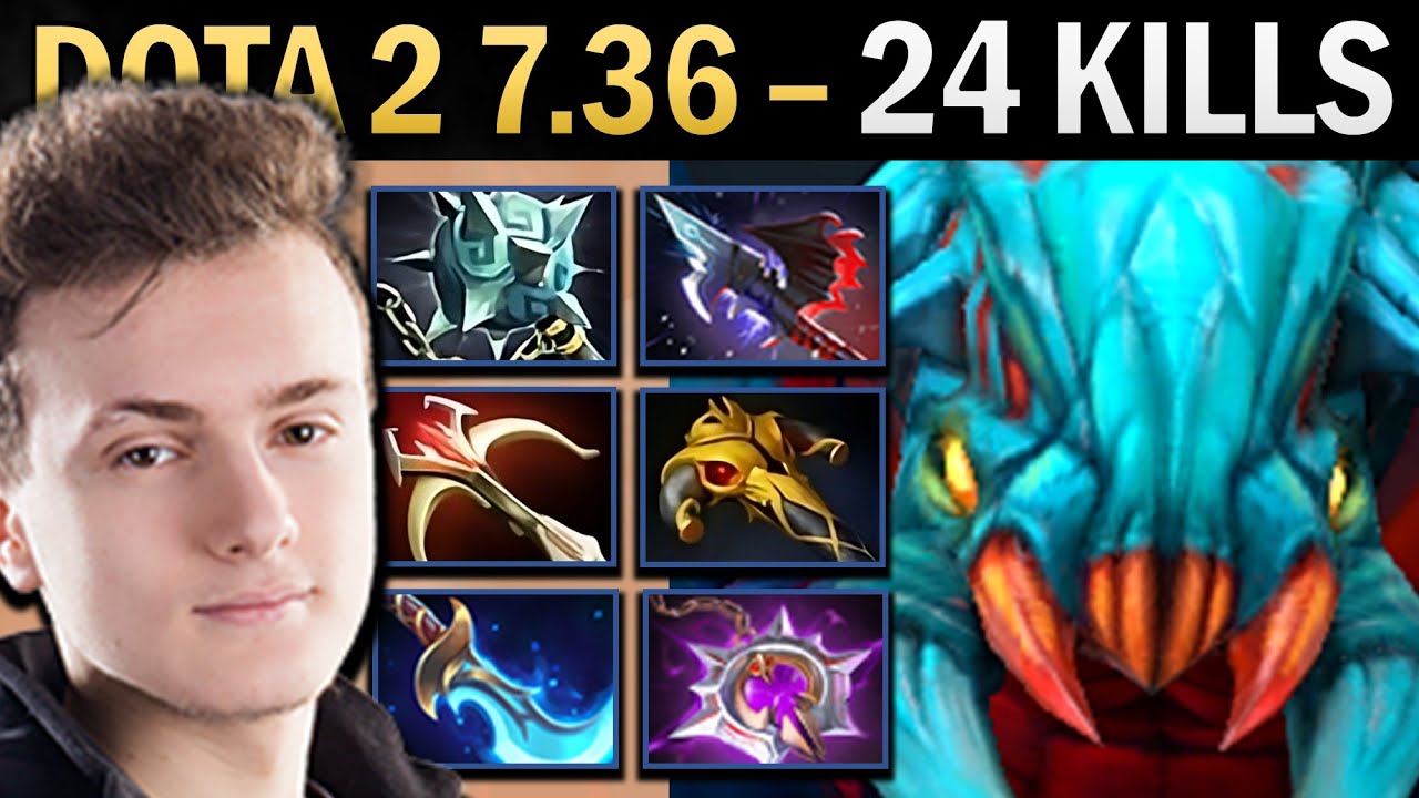 Weaver Dota 2 7.36 Miracle with 24 Kills and Gleipnir - TI13 - YouTube