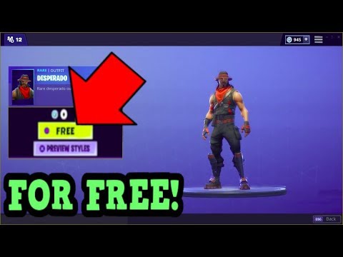 HOW TO GET DESPERADO SKIN FOR FREE! (Fortnite Old Skins) - YouTube