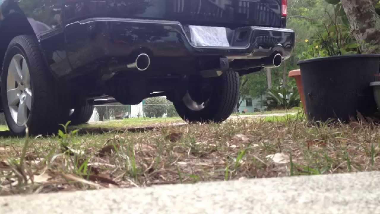 (1) 2012 Ram Express Hemi. 14" Magnaflow. Mufflex DOD 14M - YouTube