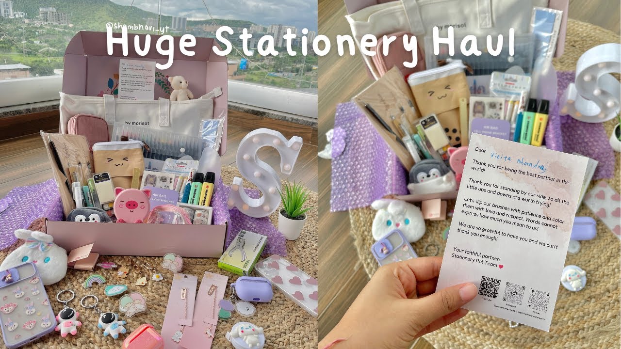 HUGE BACK TO SCHOOL STATIONERY HAUL | aesthetic stationery ft ...