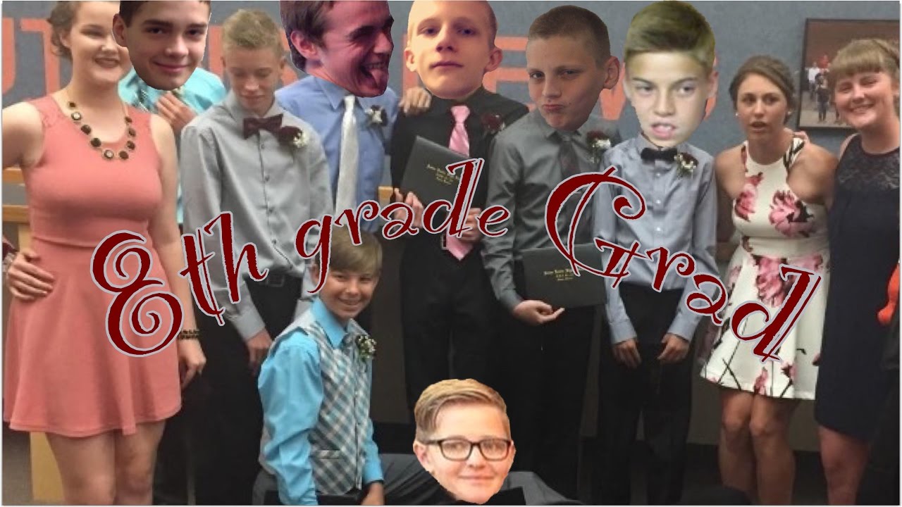 Dancing, moist flowers, and fancy dresses (8th Grade Graduation Vlog ...