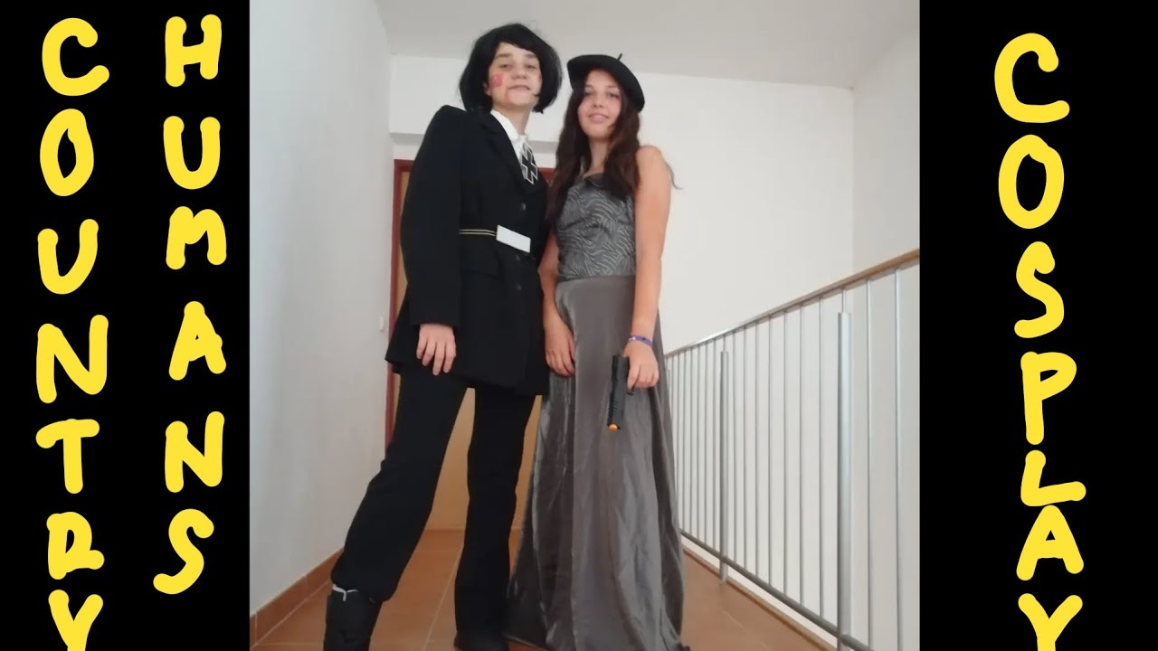 Countryhumans cosplay (song Power ft. Stormzy) - YouTube