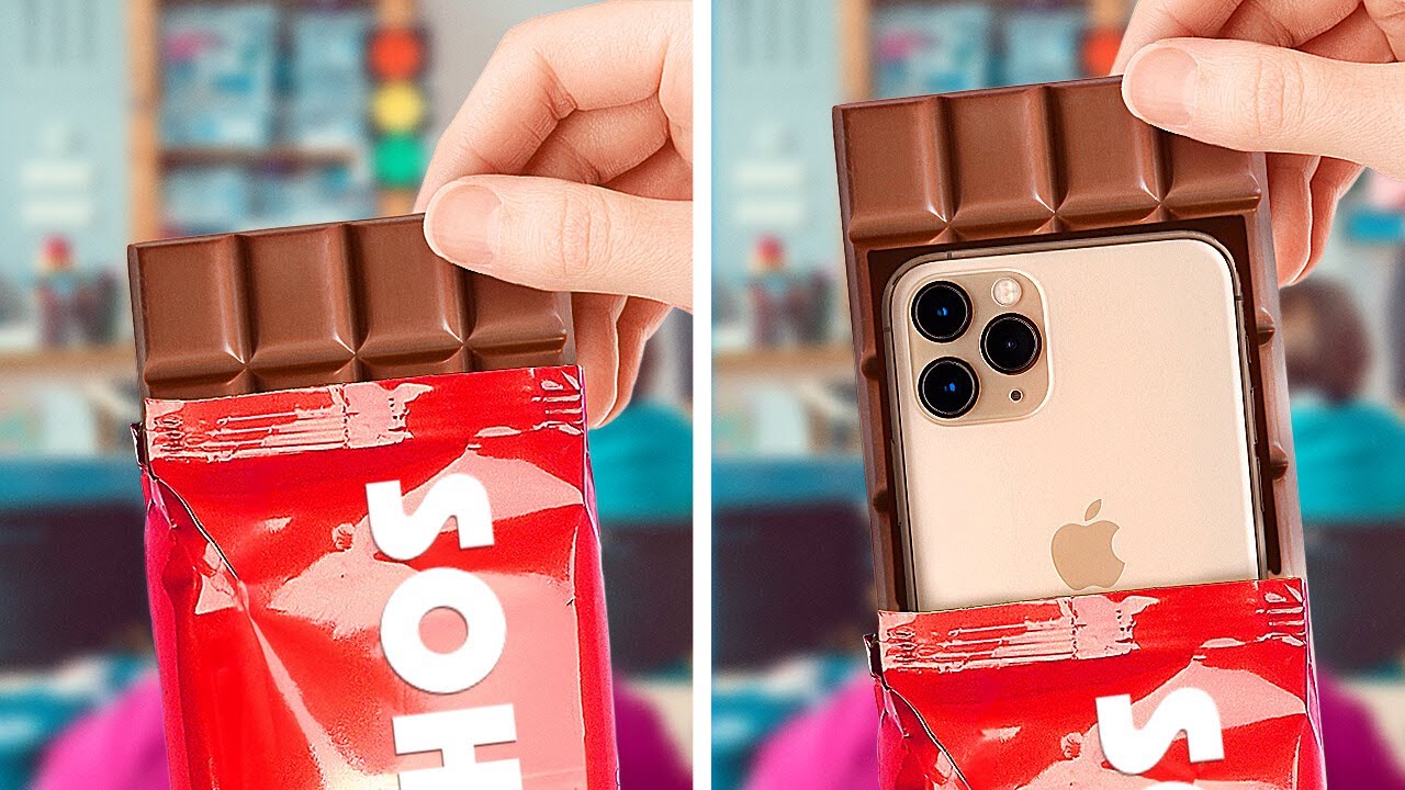 Learn How To Hide Your Food In School! - YouTube