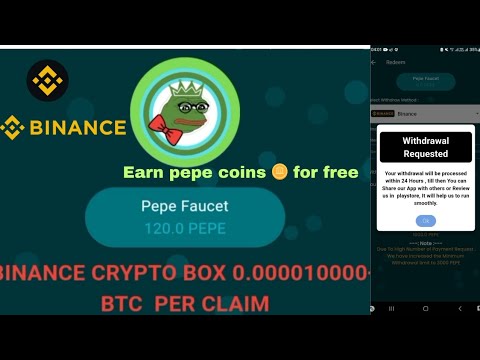 how to earn pepe coin for free / How to work on pepe faucet? pepe ...