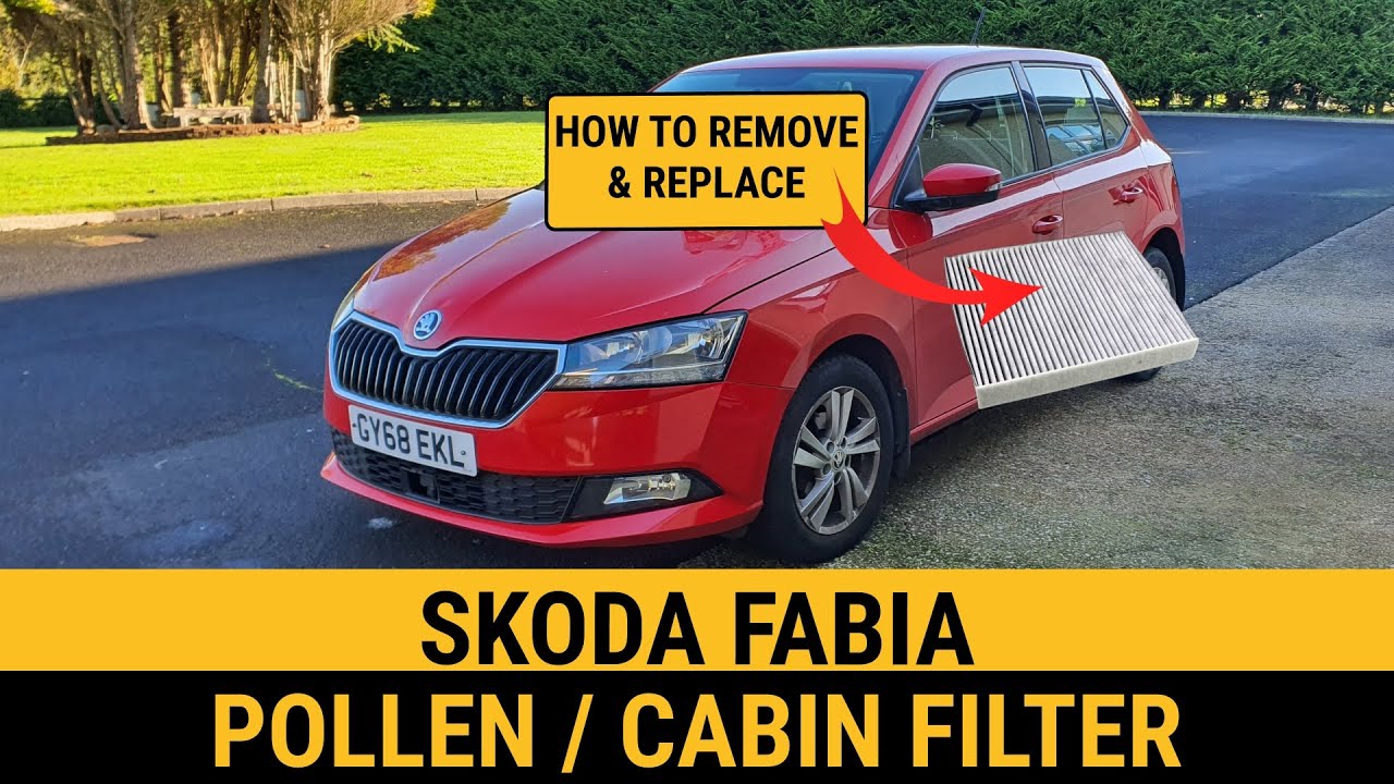 How to remove & replace Pollen Cabin Filter Skoda Fabia VW Polo A1 ...