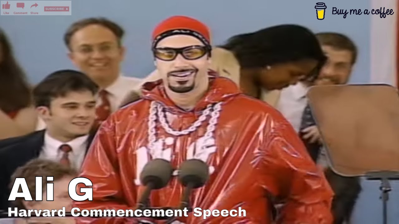 Ali G (2004) Harvard Commencement Speech - YouTube
