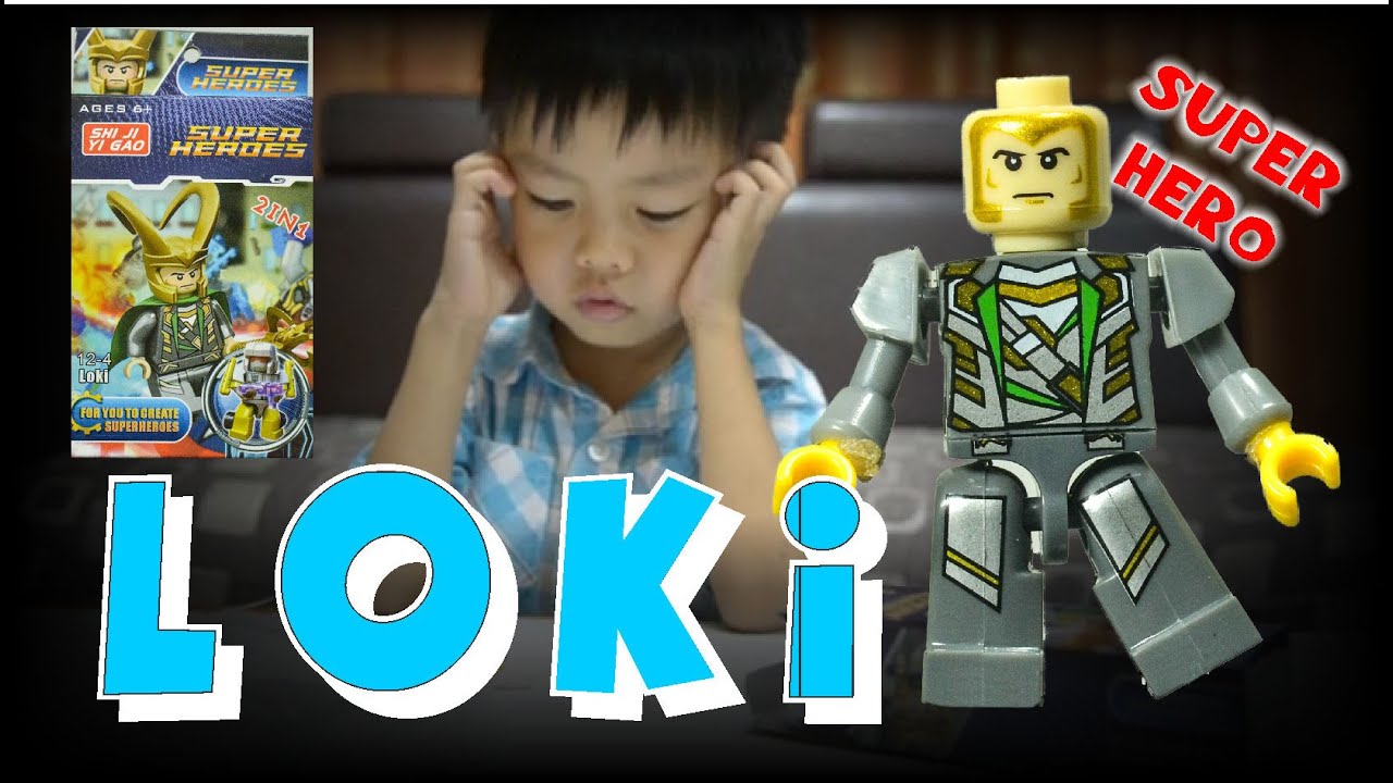 LOKI bricks figure - Lego clone unboxing & review. - YouTube