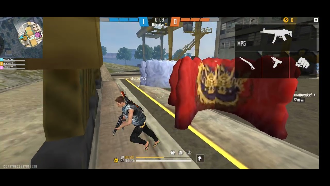 Jatin love custom 1v3 - YouTube
