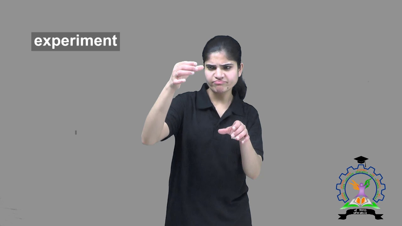 experiment (sign 1) - YouTube