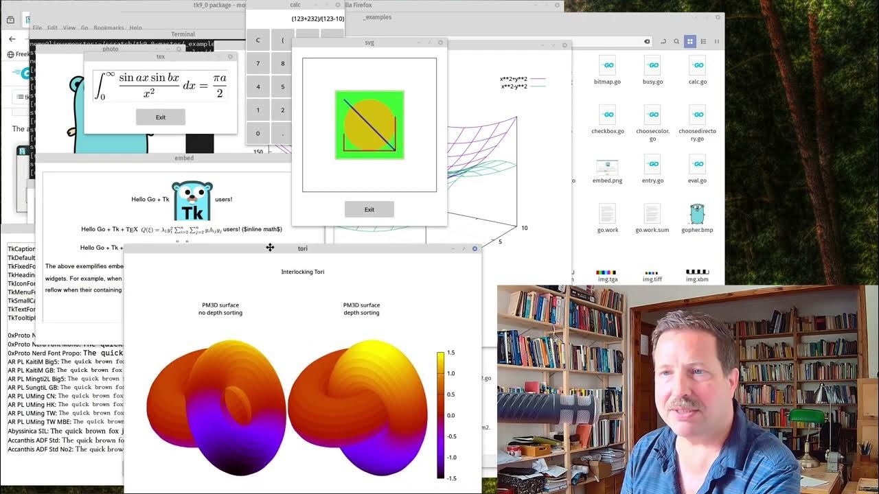 Golang GUI Frameworks in 2025, Part 4: Tk9 CGo-free bindings - YouTube