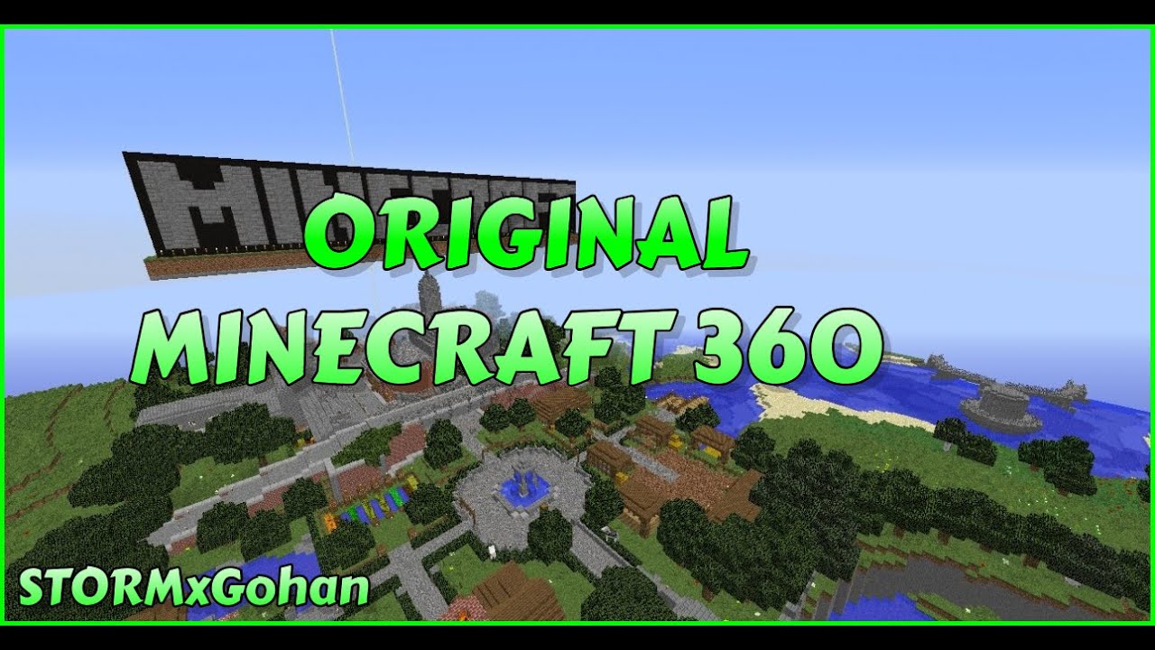 I played original xbox 360 minecraft... - YouTube