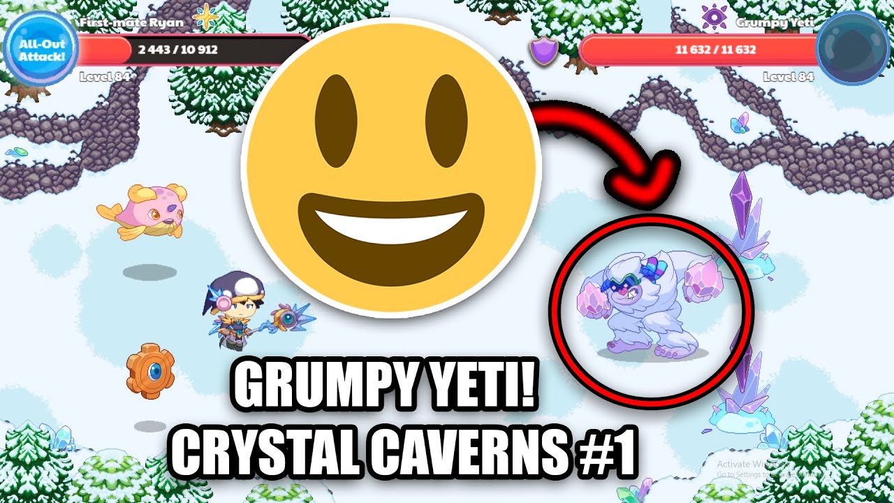 PRODIGY CRYSTAL CAVERNS #1 | I BEAT THE GRUMPY YETI! - YouTube
