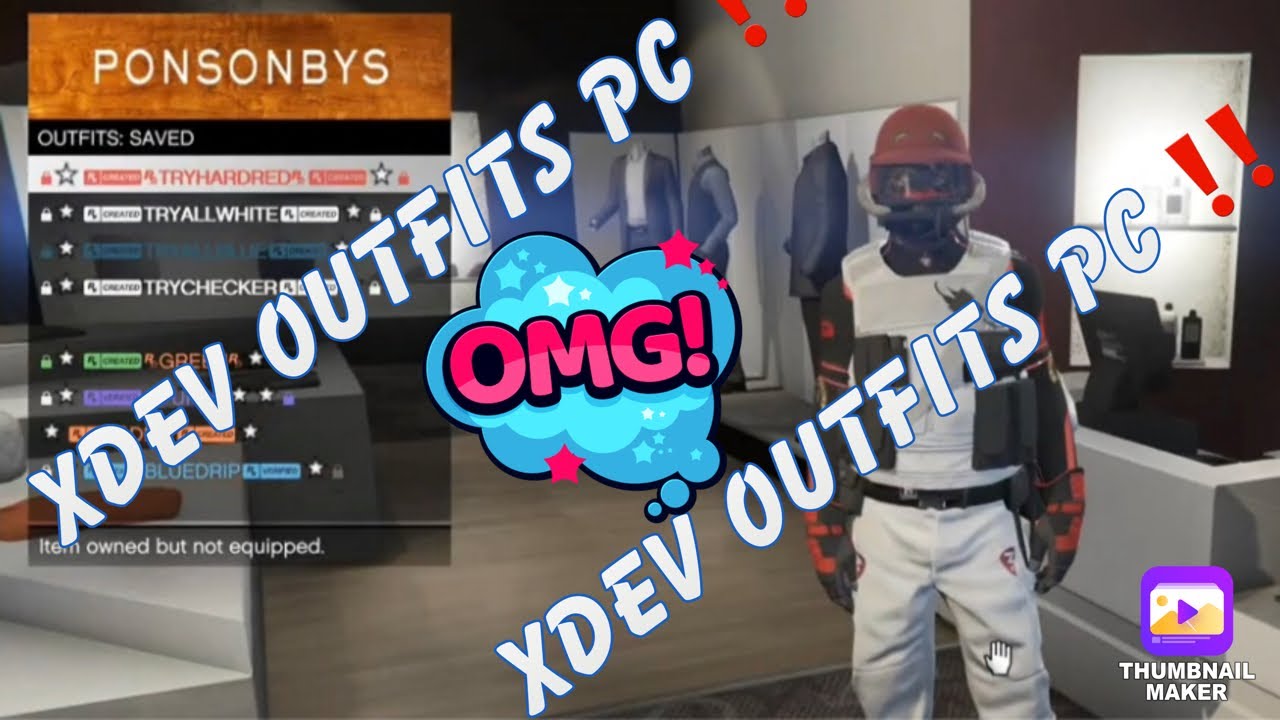 GTA V Online 1.58 || *XDEV OUTFIT EDITOR* || 11MALE MODDED OUTFITS ...