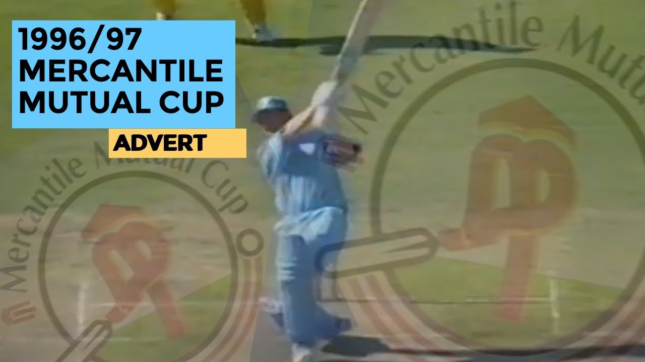 1996/97 Mercantile Mutual Cup Cricket advertisement (Mate against Mate ...