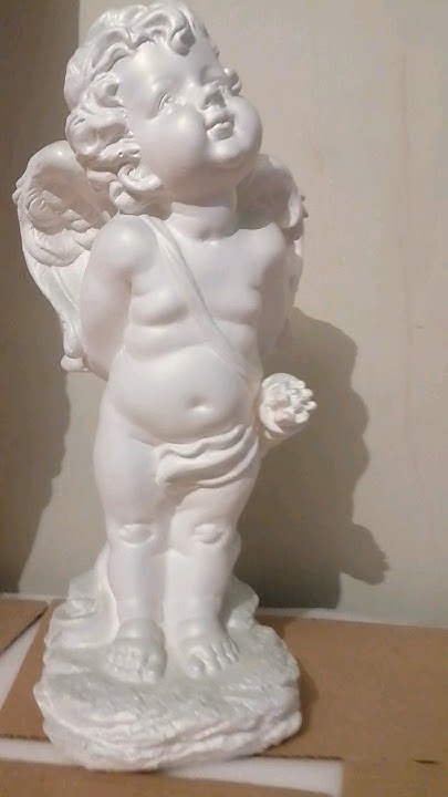 Ангел- из гипса #ручнаяработаназаказ #хобби #сувениры #гипсовыефигурки ...