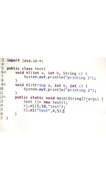 Method Overloading Interview Coding Question asked in Top MNC - YouTube